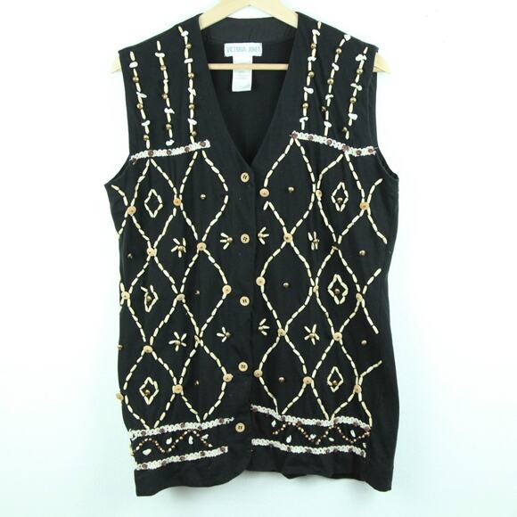 Victoria Jones Woman | Jackets & Coats | Vintage Large Vest Longline ...